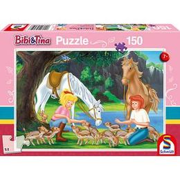 SCHMIDT Bibi & Tina Am Steinbruch Puzzle, 150 Teile