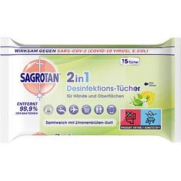 SAGROTAN® Desinfektionstücher 2in1, 1 St.