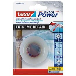 Tesa extra Power Extreme Repair Gewebeband transparent 19,0 mm x 2,5 m 1 Rolle