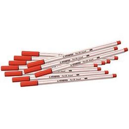 Stabilo Pen 68 brush Brush-Pens rot, 10 St.