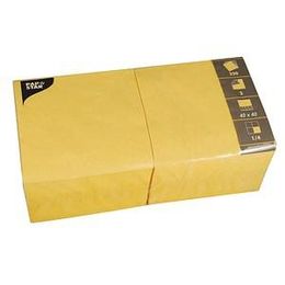 Papstar Servietten gelb 3-lagig 20,0 x 20,0 cm 250 St.