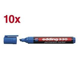 Edding 330 Permanentmarker blau 1,0 - 5,0 mm, 10 St.