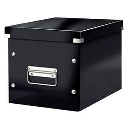 Leitz Click & Store Aufbewahrungsbox 10,0 l schwarz 26,0 x 26,0 x 24,0 cm