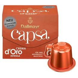 Dallmayr Capsa Crema d'Oro Intensa Kaffeekapseln Arabicabohnen kräftig 10 Portionen