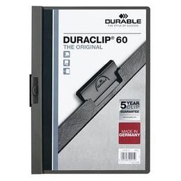 25 Durable Klemmhefter DURACLIP anthrazit