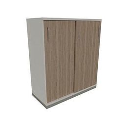 FM Schiebetürenschrank Sidney, 4260429765768 weiß, eiche natur 2 Fachböden 100,0 x 44,2 x 113,3 cm