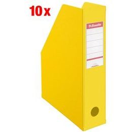 10 ESSELTE Stehsammler 56001 gelb Kunststoff, DIN A4