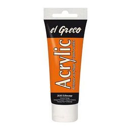 Kreul el Greco Acrylfarbe echtorange 75,0 ml