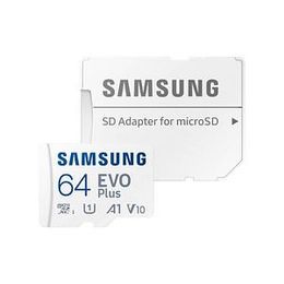 Samsung Speicherkarte microSD EVO PLUS 64 GB