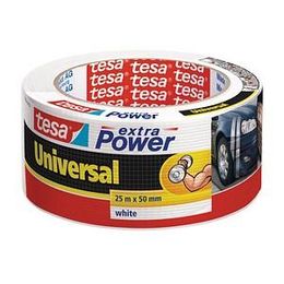 Tesa extra Power® Universal Gewebeband weiß 50,0 mm x 25,0 m 1 Rolle