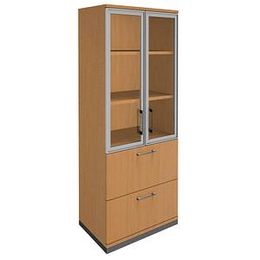 FM Aktenschrank Oldenburg, 4260429767496 buche 2 Fachböden 80,0 x 44,2 x 186,9 cm