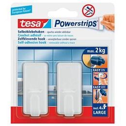 Tesa Powerstrips Klebehaken für max. 2,0 kg 20,0 x 50,0 mm, 2 St.