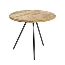 HAKU Möbel Beistelltisch Massivholz eiche 50,0 x 50,0 x 43,0 cm