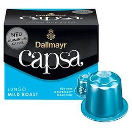 Dallmayr Capsa Lungo Mild Roast Kaffeekapseln Arabica- und Robustabohnen mild 10 Portionen