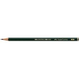 Faber-Castell 9000 Bleistift 5B grün, 1 St.