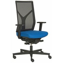 Rovo CHAIR Bürostuhl Rovo R16, 3030 S5 1-26 Stoff blau, Gestell schwarz