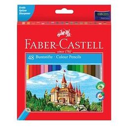 Faber-Castell Castle Buntstifte farbsortiert, 48 St.