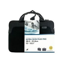 Dicota Laptoptasche Ultra Skin Plus Recycling-PET schwarz D31101 bis 31,8 cm (12,5 Zoll)