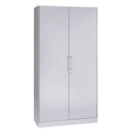 C+P CP Stahlschrank C 3000 Asisto 141002-000 S10020 lichtgrau 100,0 x 43,5 x 198,0 cm, aufgebaut