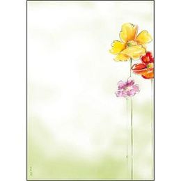 Sigel Motivpapier Spring Flowers Motiv DIN A4 90 g/qm 50 Blatt