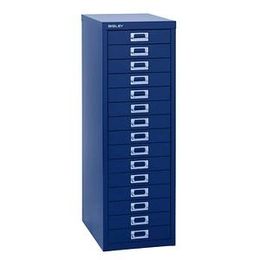 Bisley MultiDrawer™ L3915 Schubladenschrank oxfordblau 15 Schubladen 27,8 x 38,0 x 85,7 cm