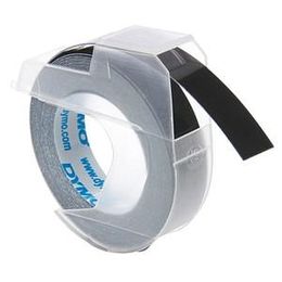 Dymo Prägeband 3D 12745 520109, 9 mm weiß auf schwarz