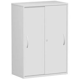 geramöbel geramöbel Schiebetürenschrank Flex, S-383502-LL lichtgrau 2 Fachböden 80,0 x 42,5 x 118,2 cm