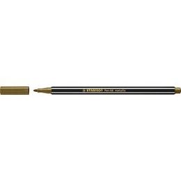 Stabilo Pen 68 metallic Filzstift gold, 1 St.