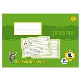 HOHENSTAUFEN Staufen® Schreiblernheft Premium Lineatur SL liniert DIN A4 quer ohne Rand, 16 Blatt