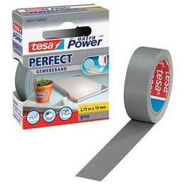 Tesa extra Power® Perfect Gewebeband grau 19,0 mm x 2,75 m 1 Rolle