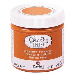 Rayher Chalky Finish Kreidefarben dunkelorange 118,0 ml