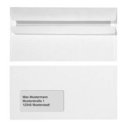 dundee Briefumschläge DIN lang mit Fenster weiß selbstklebend 25 St.