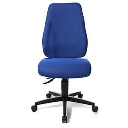 Topstar Bürostuhl Lady Sitness®, LT0BK BC6 Stoff blau, Gestell schwarz