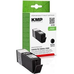 KMP C107BKXV schwarz Druckerpatrone kompatibel zu Canon PGI-580XXL PGBK
