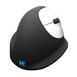 R-GO HE Ergo Vertical Mouse Größe M rechts Maus ergonomisch kabellos schwarz, silber