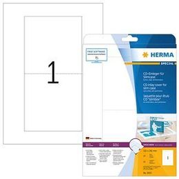 Herma CD-Einleger 5033 weiß