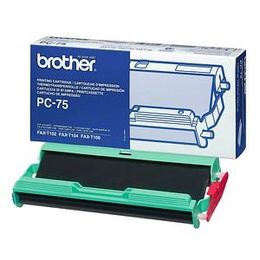 Brother PC-75 schwarz Thermo-Druckfolie, 1 Rolle