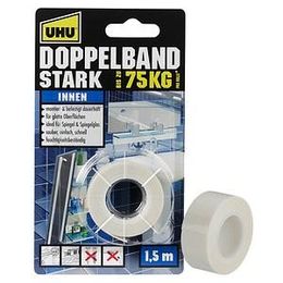 UHU STARK doppelseitiges Klebeband 19,0 mm x 1,5 m, 1 Rolle