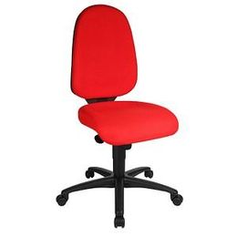 Topstar Bürostuhl Syncro Pro 5, S500 G21 Stoff rot, Gestell schwarz