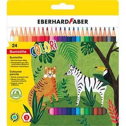 Eberhard Faber Colori Buntstifte farbsortiert, 24 St.