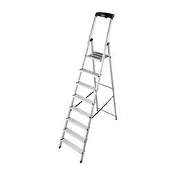 Krause Stehleiter MONTO Safety alu 8 Stufen, H: 255,0 cm