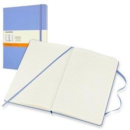 Moleskine Notizbuch Classic Collection fester Einband ca. DIN A4 liniert, hortensienblau Hardcover 192 Seiten