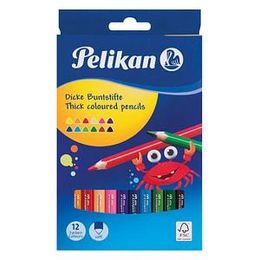 Pelikan Buntstifte farbsortiert, 12 St.