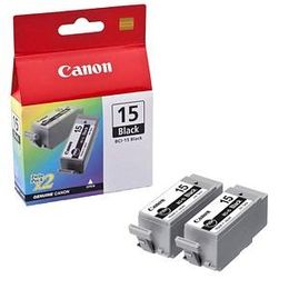 Canon 2x BCI-15 BK schwarz Druckerpatronen, 2er-Set