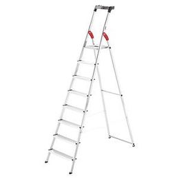 Hailo Haushaltsleiter L60 StandardLine alu 8 Sprossen, H: 255,0 cm