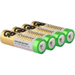 4 GP Batterien SUPER Mignon AA 1,5 V
