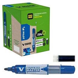 Pi.lot PILOT V-Board Master Greenpack Whiteboard-Marker-Set blau 2,0 - 5,0 mm, 1 Set