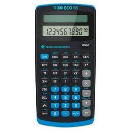 Texas Instruments TI-30 ECO RS Wissenschaftlicher Taschenrechner schwarz/blau