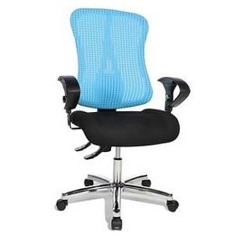 Topstar Bürostuhl Sitness® 90, SITNESSHP BC06 Stoff blau, Gestell chrom