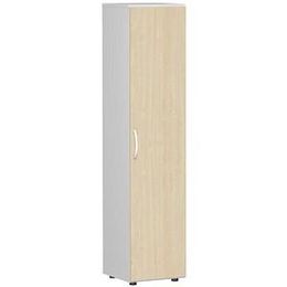 geramöbel geramöbel Aktenschrank Flex, S-345100-AL lichtgrau, ahorn 4 Fachböden 40,0 x 42,0 x 180,8 cm